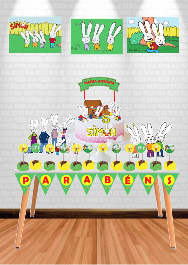 Kit Festa Coelho Simon – Eloarts